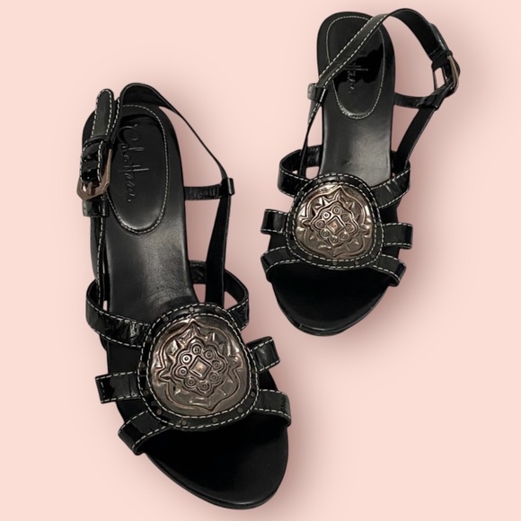 Cole Haan | Shoes | 3 Cole Haan Heels 8 Black Strappy D21128 | Poshmark
